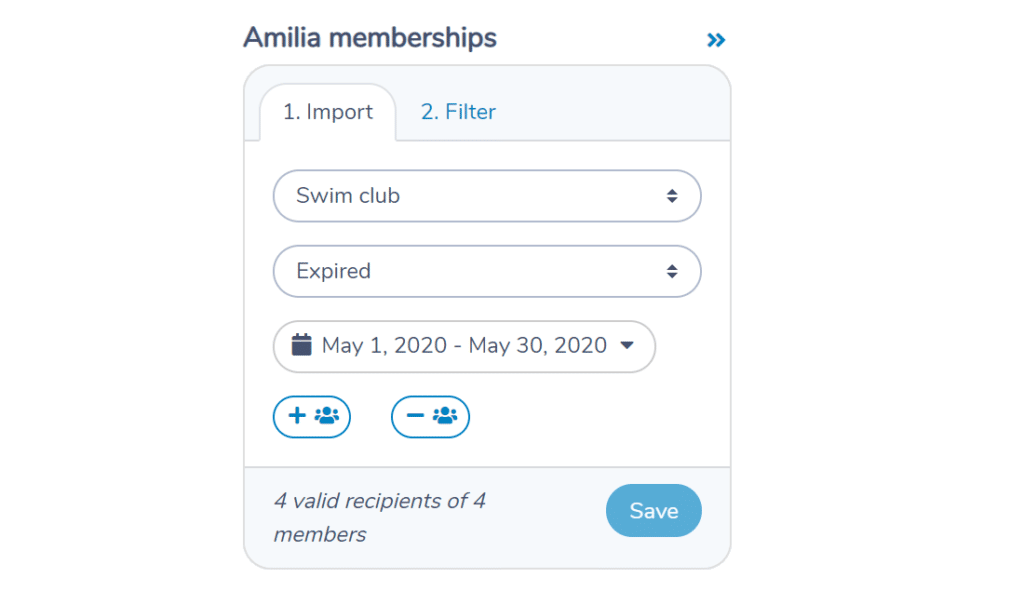Membership renewal reminders