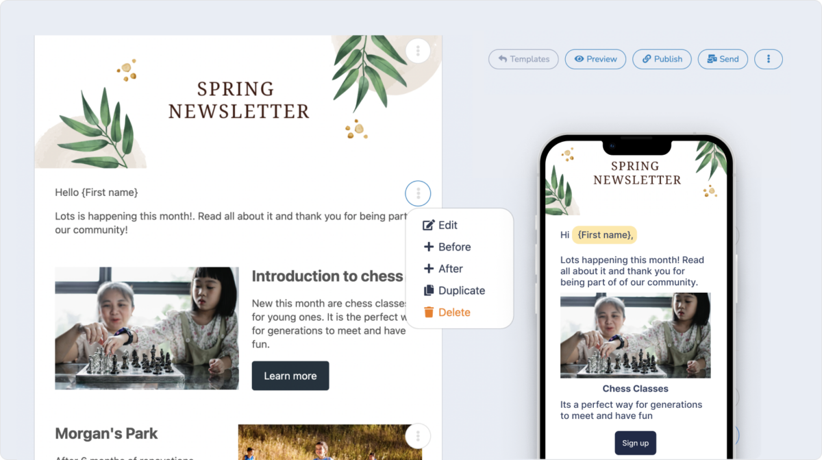 Activity Messenger: Online Registration Software