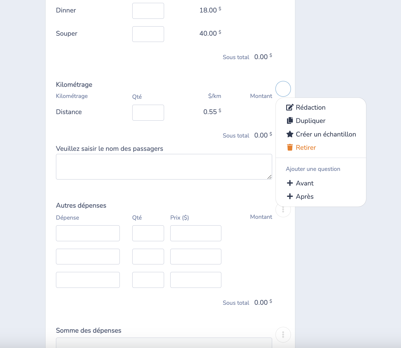 Formulaire de demande de remboursement des dépenses : une solution ...