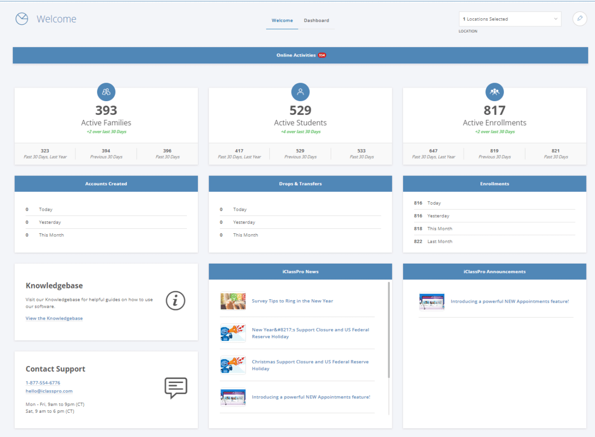 JackRabbit vs IClassPro vs Activity Messenger