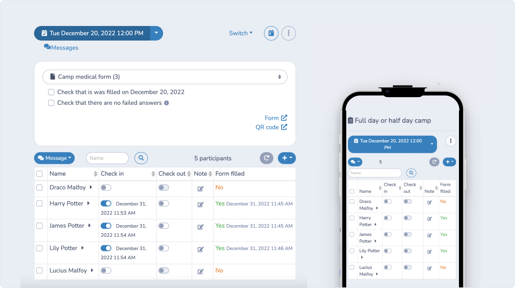 Attendance Tracking System with Google Forms