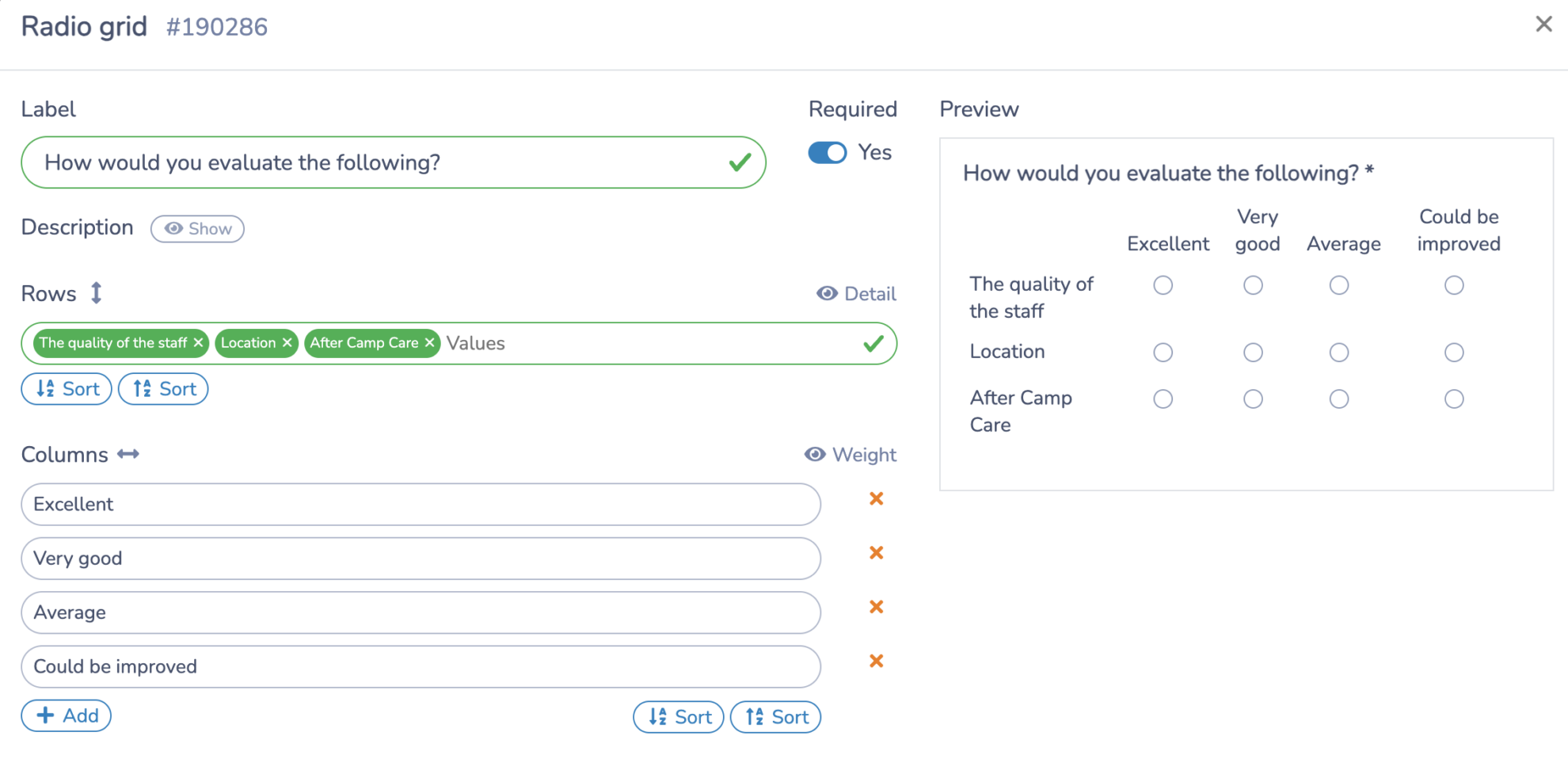 Summer Camp Survey & Feedback Form