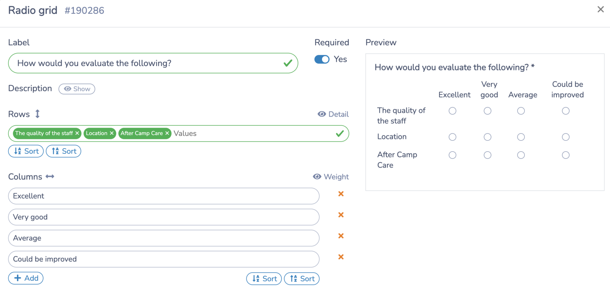Summer Camp Survey & Feedback Form
