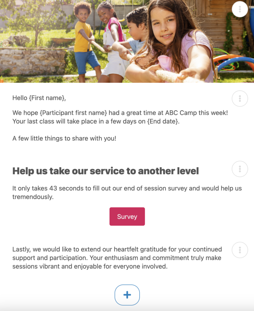 Summer Camp Survey & Feedback Form