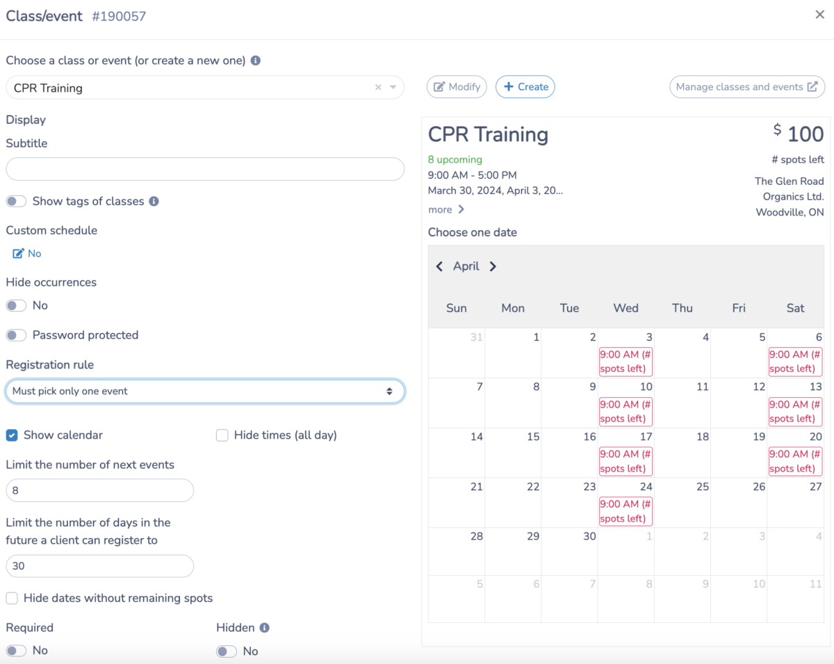 Employee Training Forms with Attendance tracking and SMS reminders