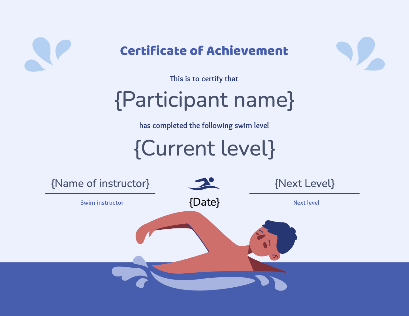 How to create online swim report cards