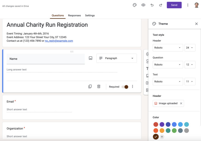 How to Create a Registration Form with Google Forms