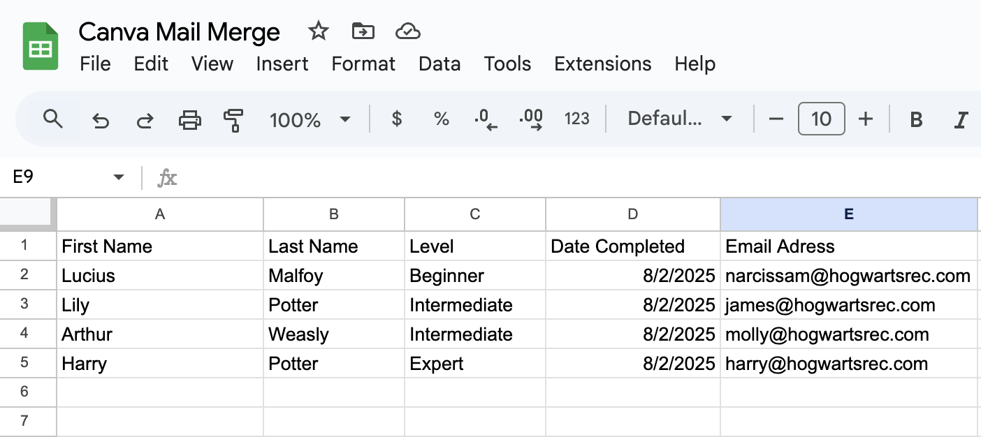 How to Mail Merge with Canva