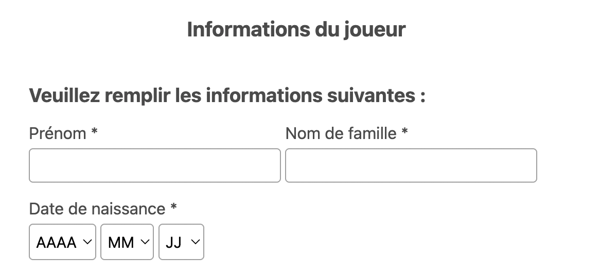 Comment créer un formulaire d’inscription pour club de soccer (avec ...