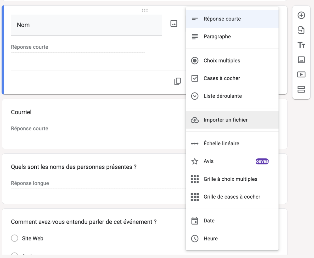 Comment créer un formulaire d’inscription avec Google Forms