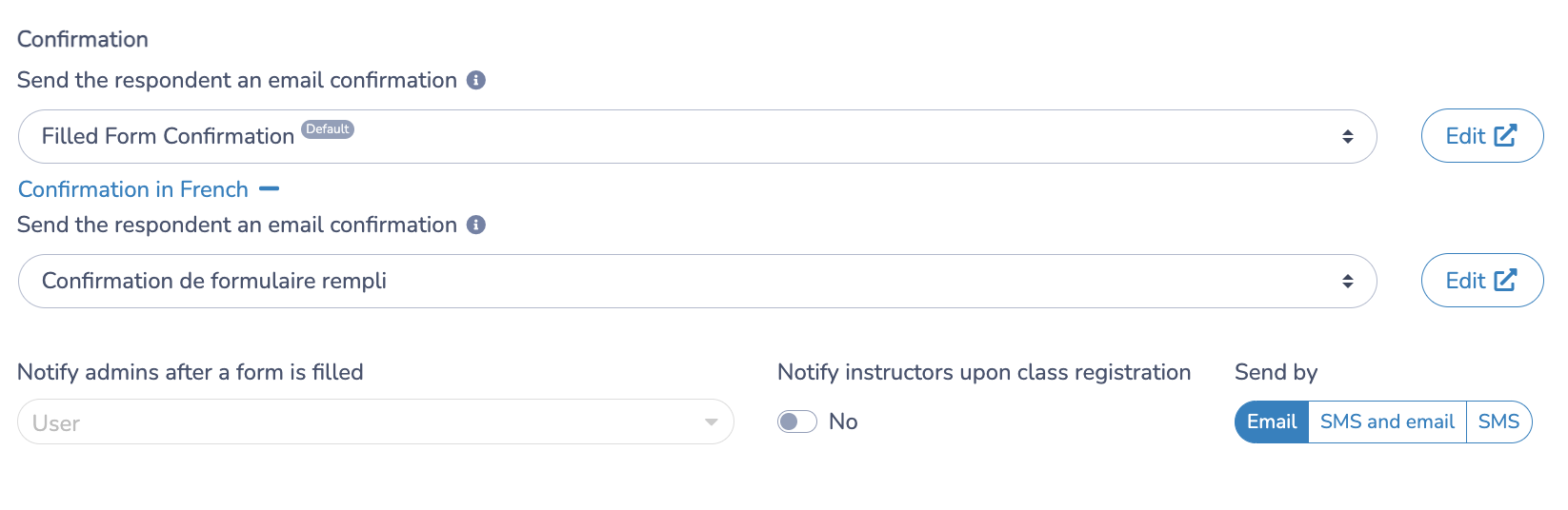 How to Create a Bilingual Form (English-French)