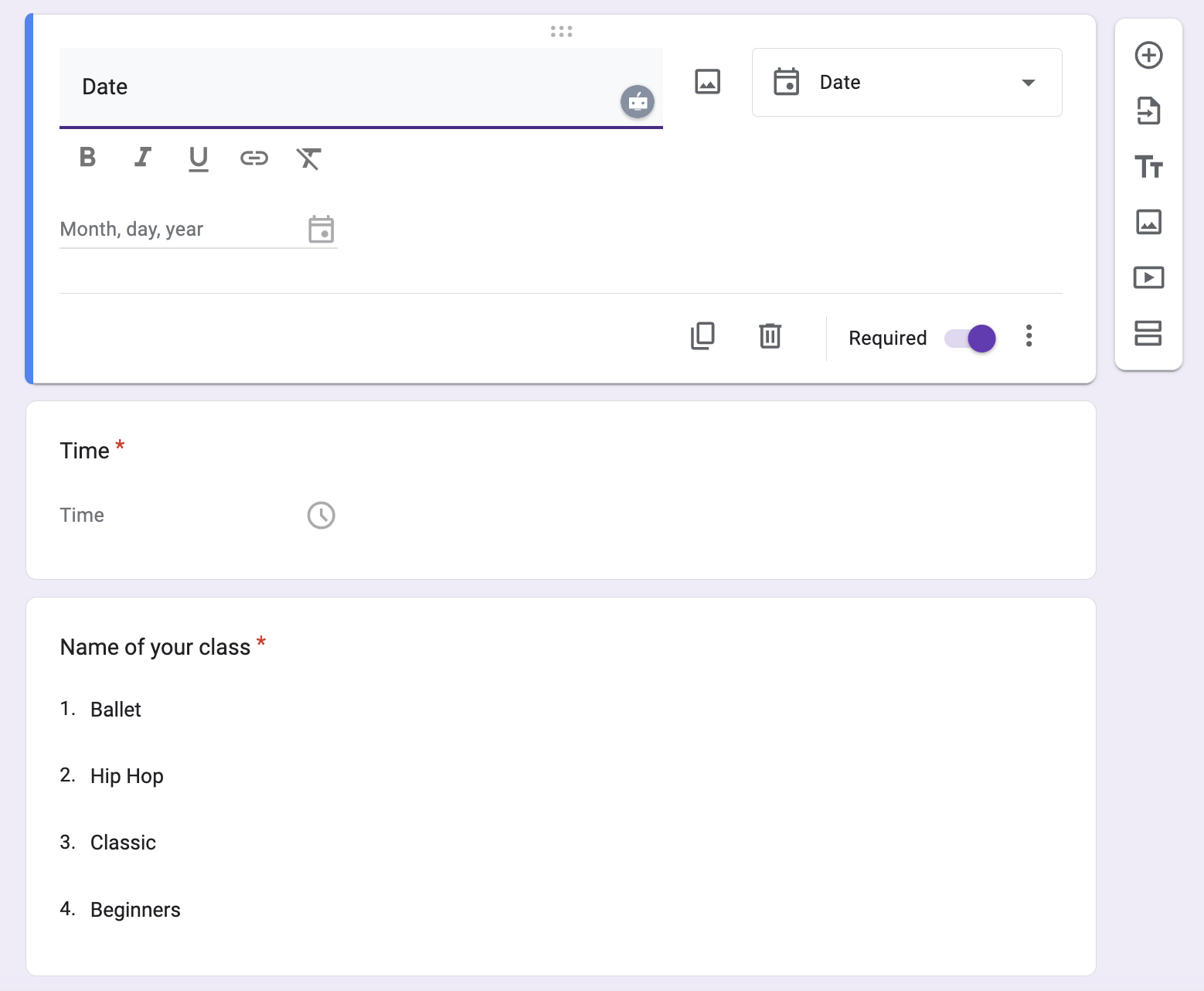 Attendance Tracking System with Google Forms