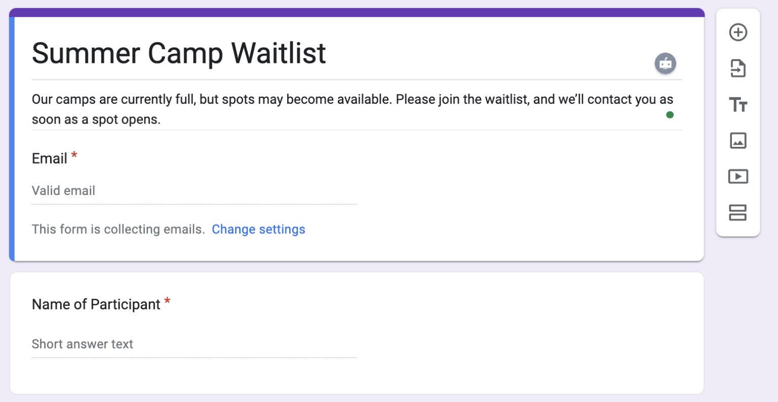 How to Create a Waitlist on Google Forms: A Step-by-Step Guide