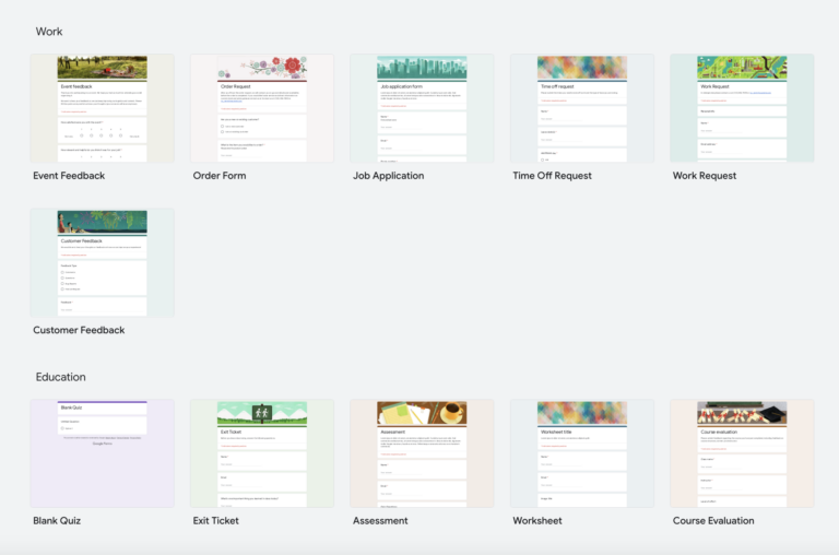 How to Create an Application Form With Google Forms