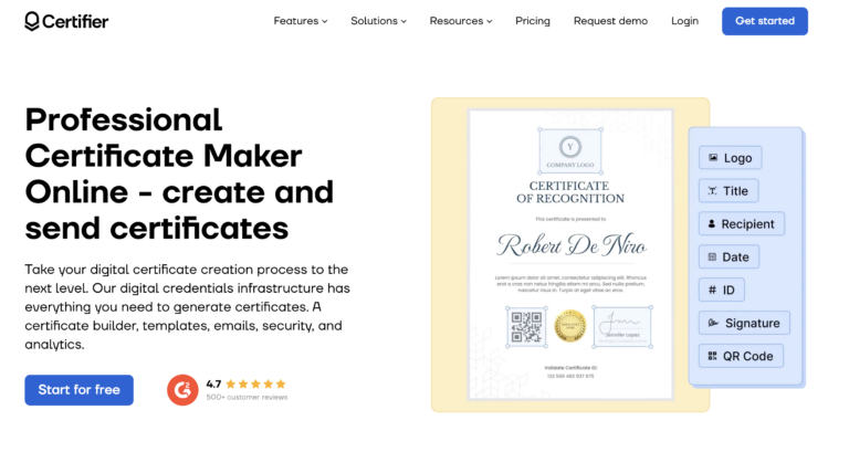 7 Best Certificate Generator Tools