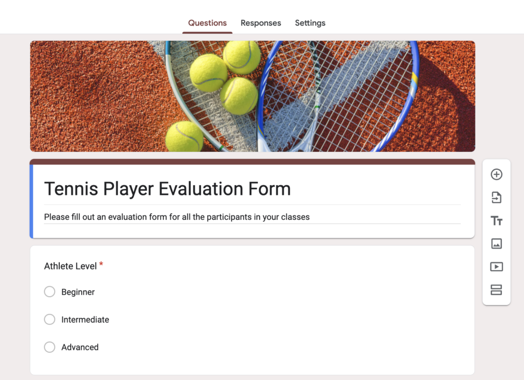 How to create an evaluation form in Google Forms (Skill Assessment)