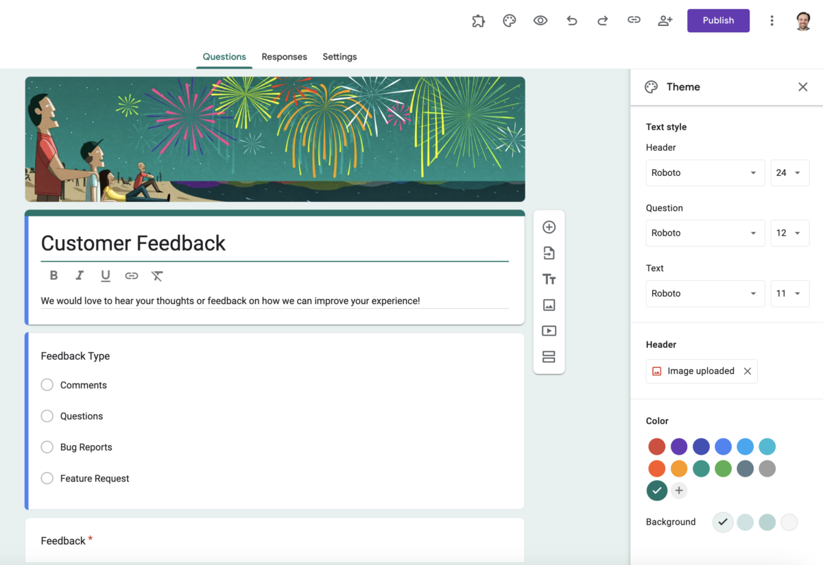 How to Customize a Google Forms (Edit Appearance)