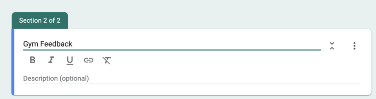 How to Add Sections to Your Google Forms