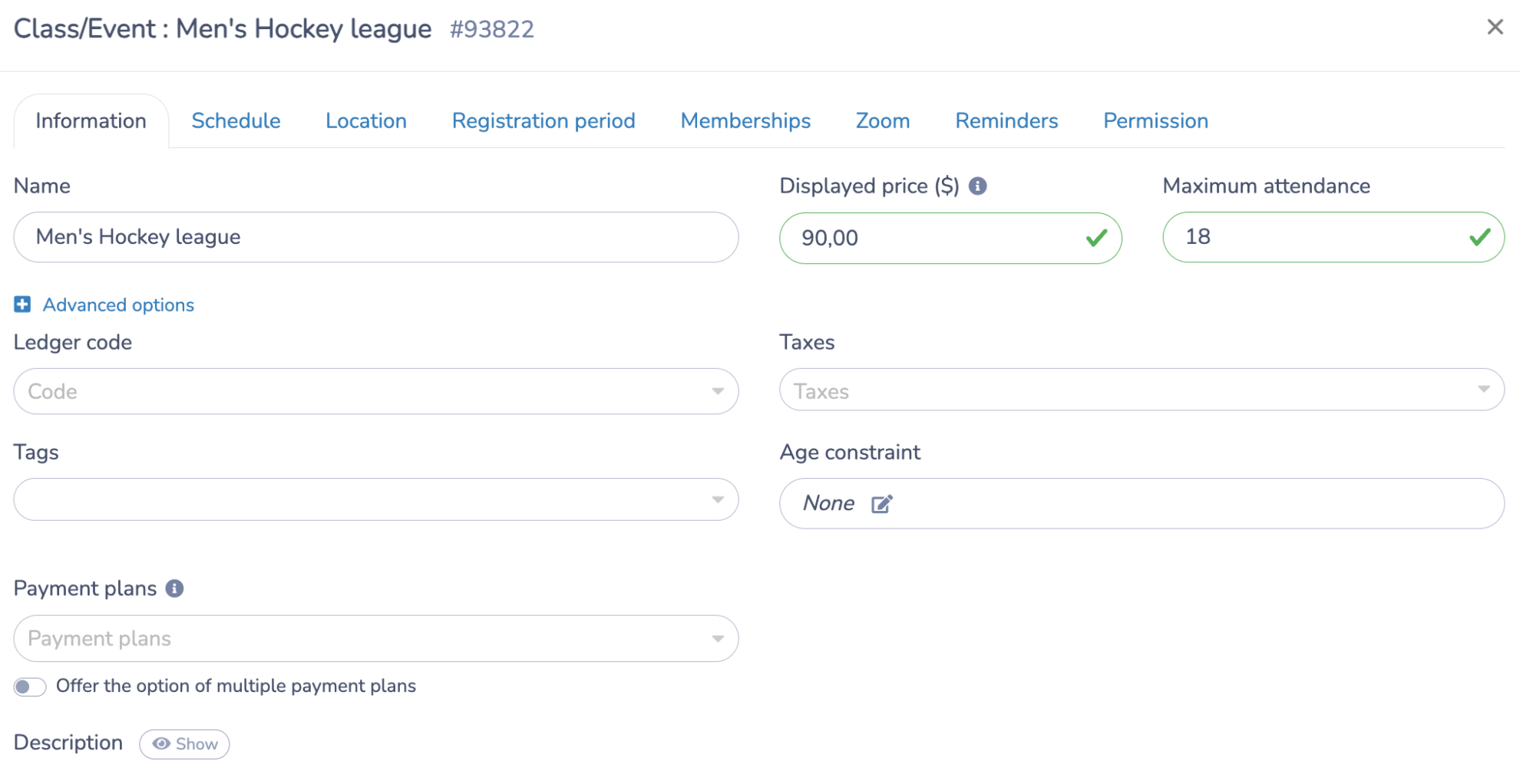 How to Create a Hockey League Registration Form