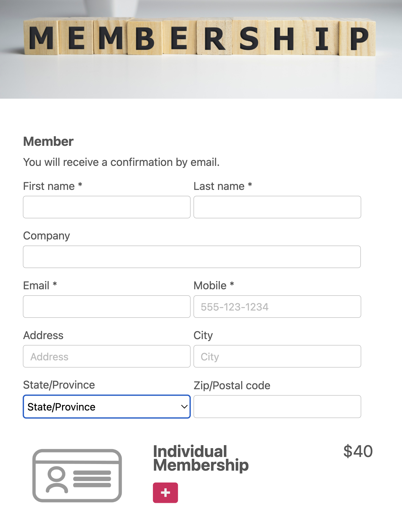 How to Create a Membership Registration Form