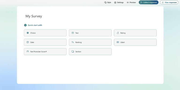 How to Create a Survey in Microsoft Forms