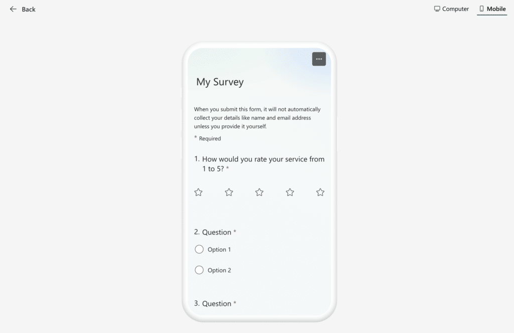 How to Create a Survey in Microsoft Forms