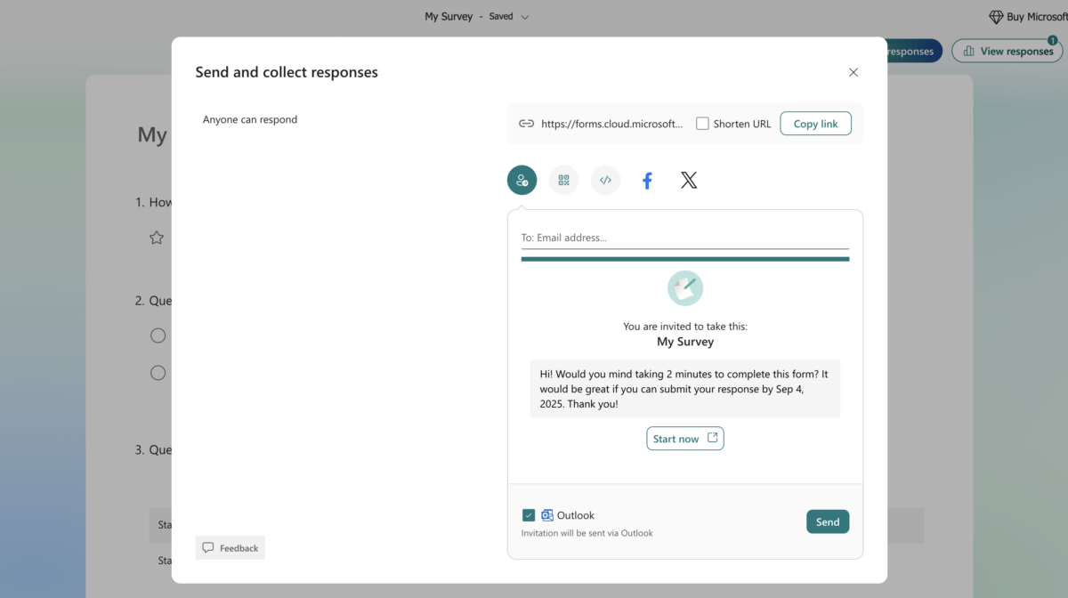 How to Create a Survey in Microsoft Forms
