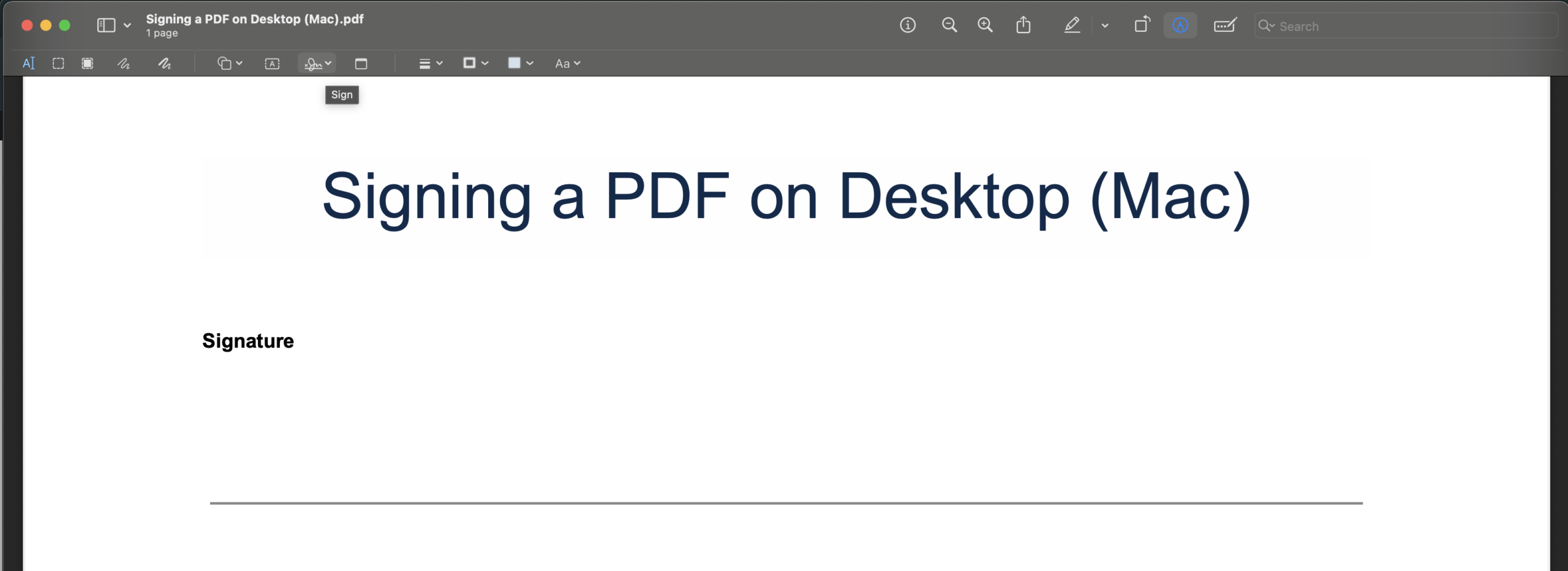 How to Add a Signature to a PDF